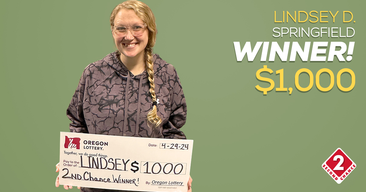 Lindsey D. — Second Chance Winner | Oregon Lottery