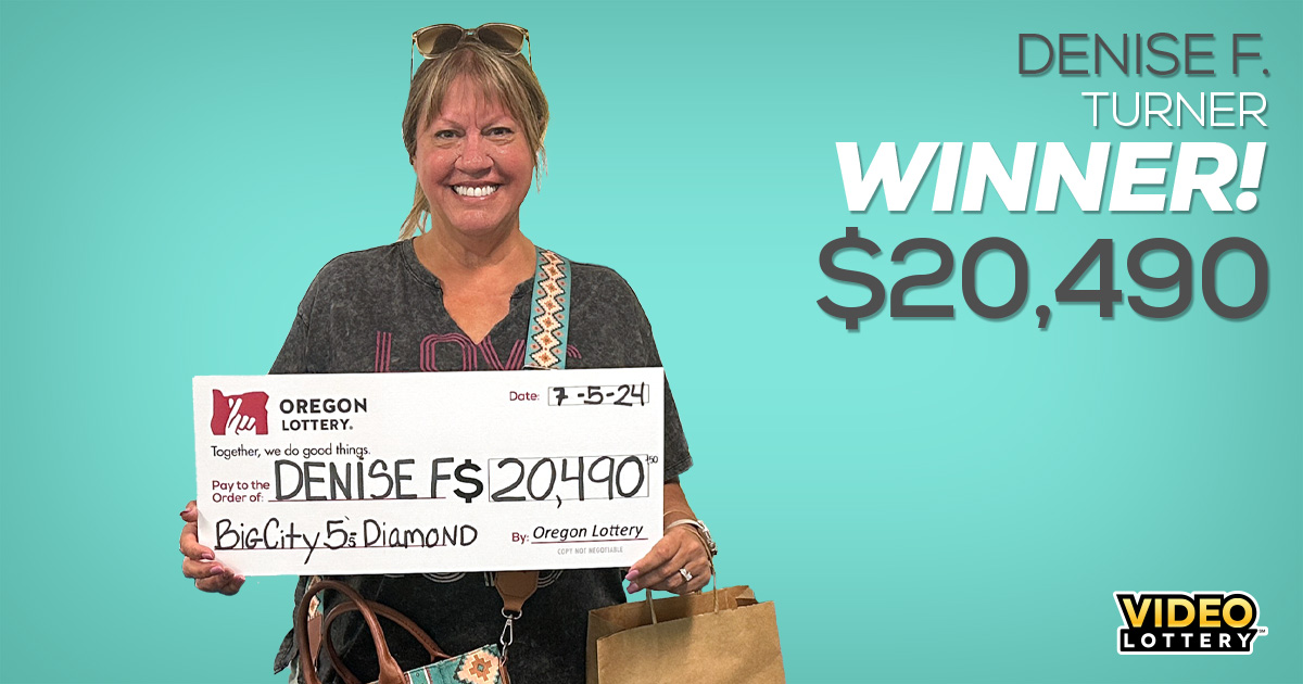 Denise F. — Video Lottery winner | Oregon Lottery