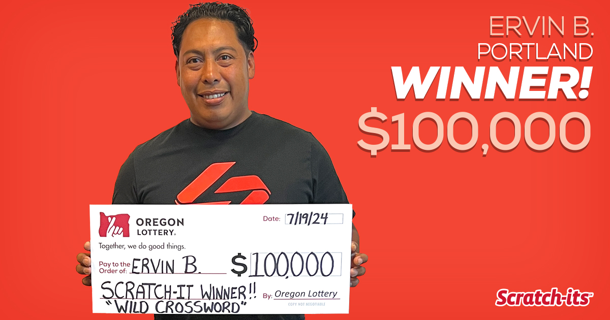 Ervin B. - Oregon Lottery Scratch-its