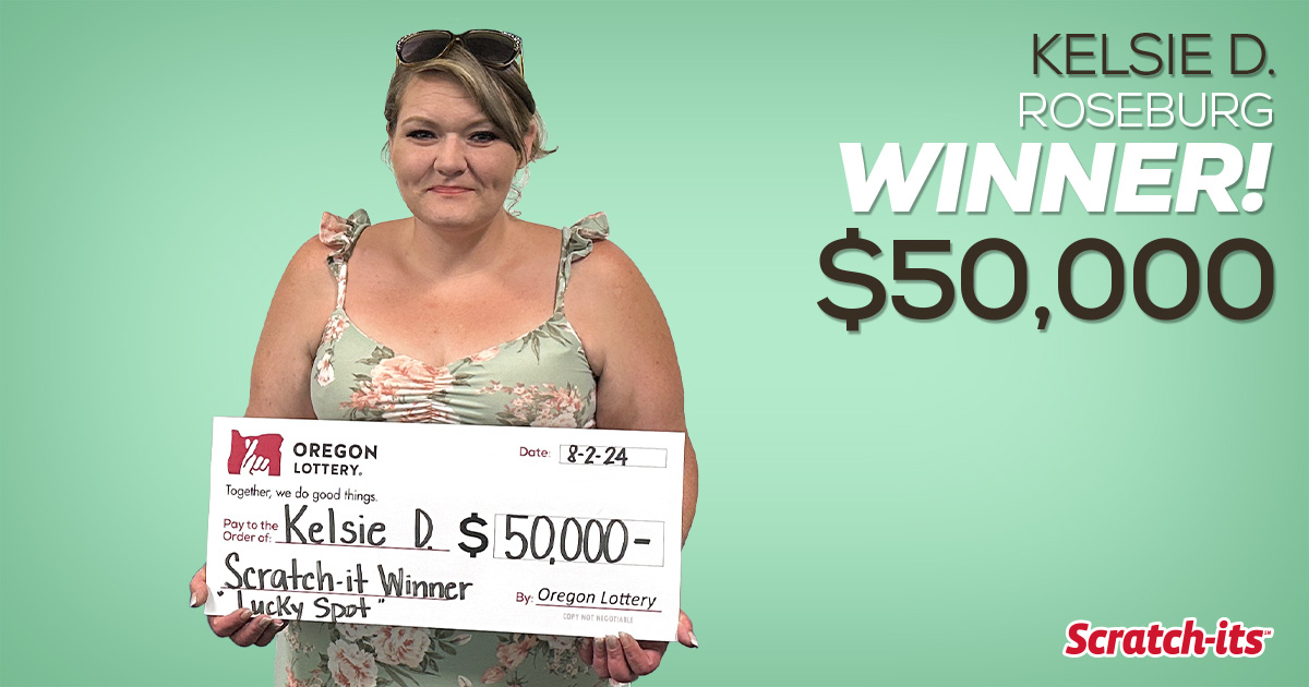 Kelsie D. - Scratch-it Winner | Oregon Lottery
