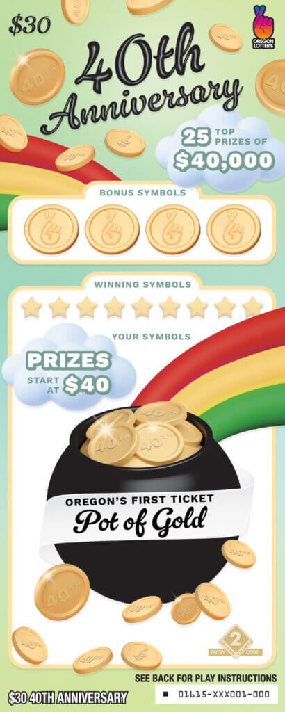 40th Anniversary - Lottery Scratch Tickets | Oregon Lottery