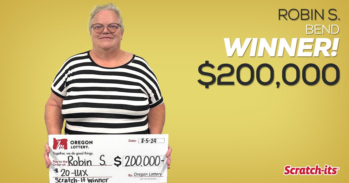 Robin S - Scratch-it Winner | Oregon Lottery