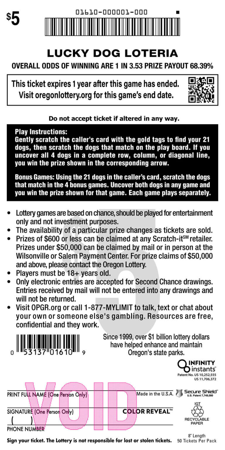 Lucky Dog Loteria - Lottery Scratch-its | Oregon Lottery