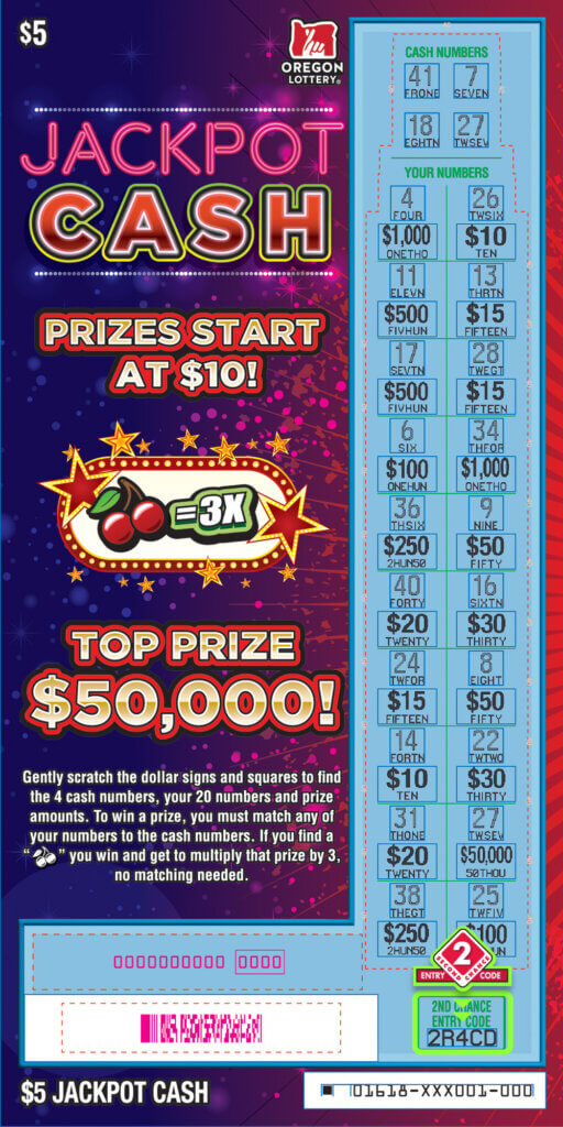 Jackpot Cash - Lottery Scratch Tickets | Oregon Lottery