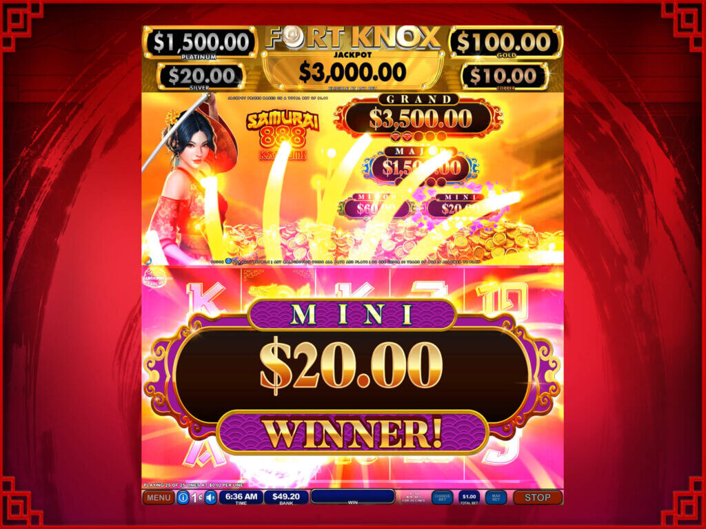 Samurai 888 – Video Lottery | Video Poker, Line Games and More