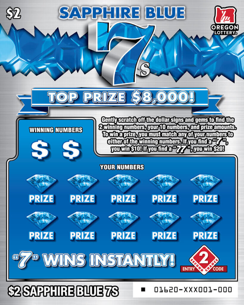 Sapphire Blue 7s – Lottery Scratch Tickets | Oregon Lottery