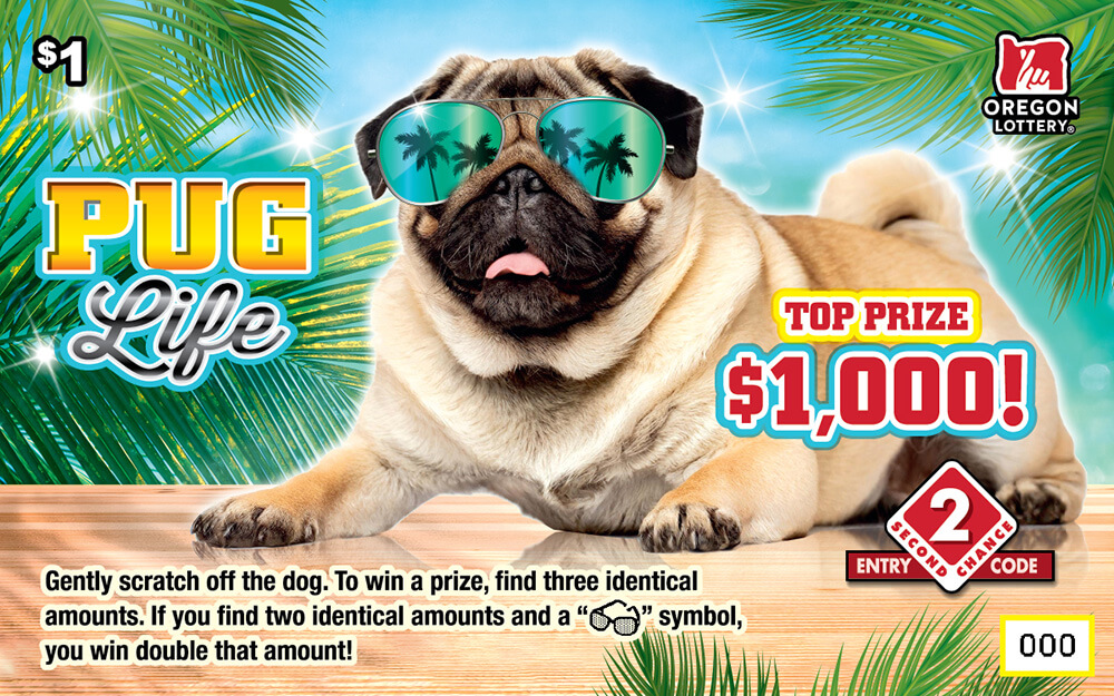 Pug Life - Lottery Scratch-its | Oregon Lottery