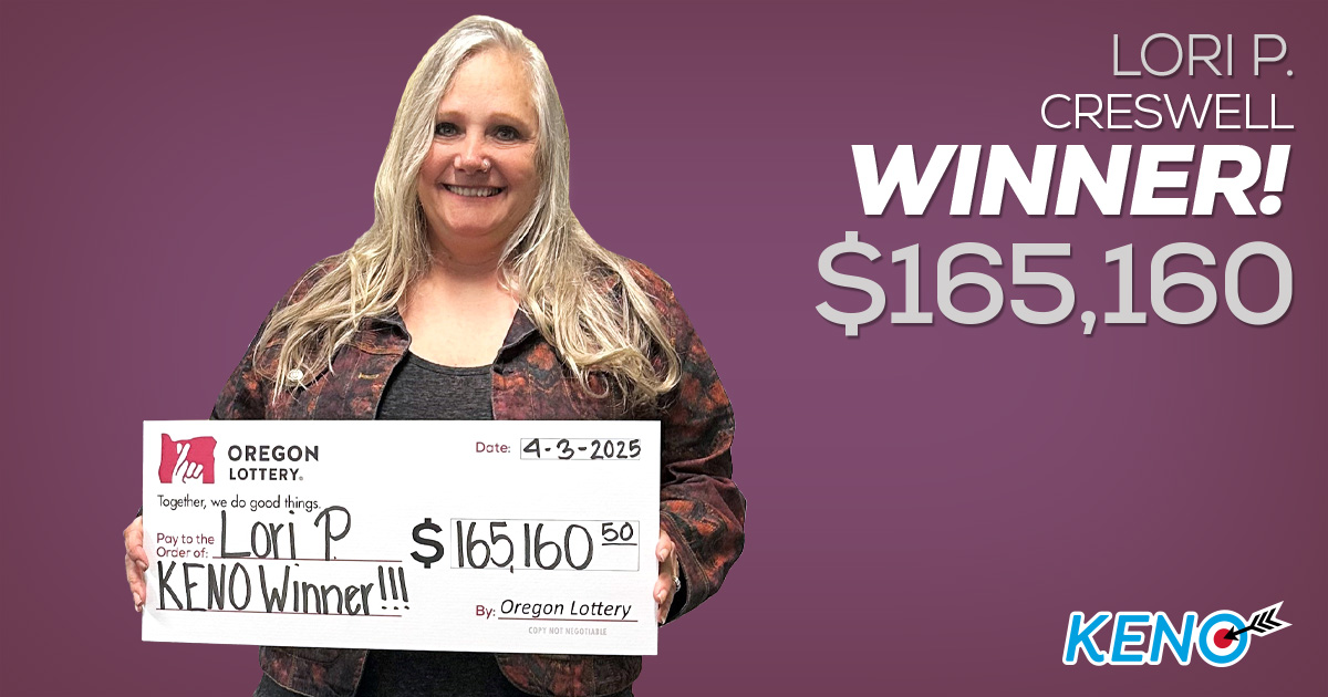 Lori P. - Keno Winner | Oregon Lottery