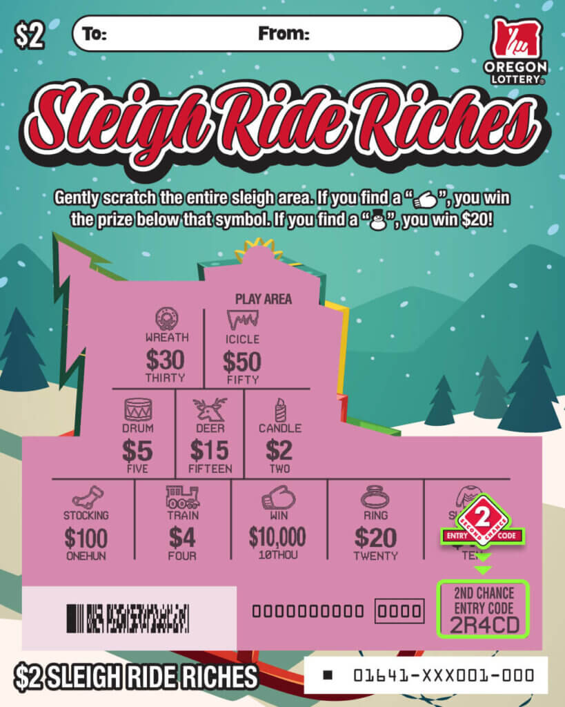 Sleigh Ride Riches – Lottery Scratch-its | Oregon Lottery