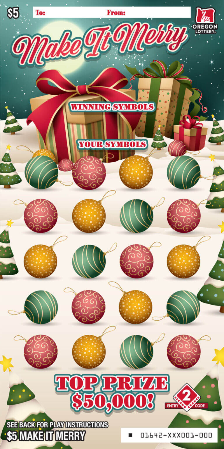 Make It Merry - Lottery Scratch Tickets | Oregon Lottery