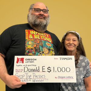 Cash Pop Winning Numbers - Oregon Lottery