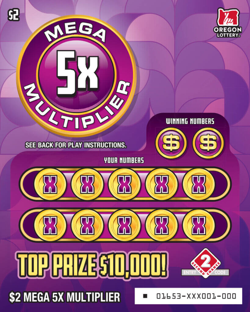 Mega 5X Multiplier - Lottery Scratch Tickets | Oregon Lottery