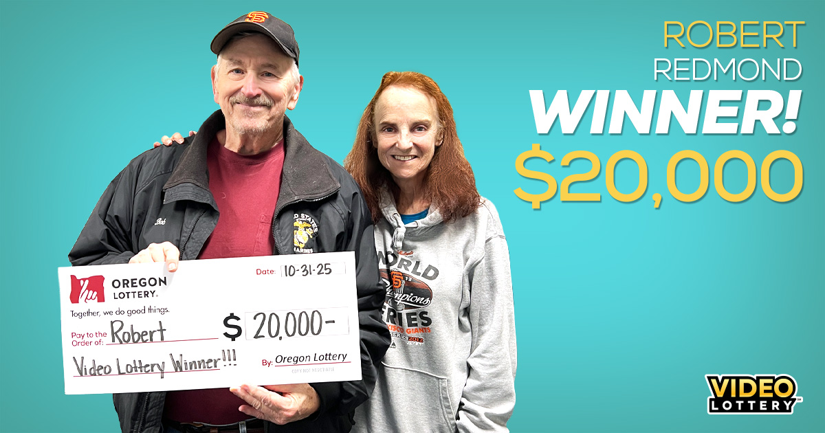 Robert — Video Lottery winner | Oregon Lottery