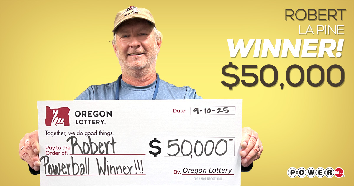 Powerball Winner Robert | Oregon Lottery